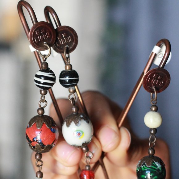 Accents | Absolutely Stunning Metal Ceramic Bookmarks | Poshmark